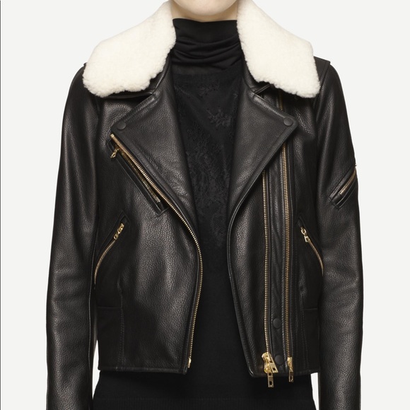 rag & bone | Jackets & Coats | Rag Bone Minerva Leather Biker Jacket Sz ...
